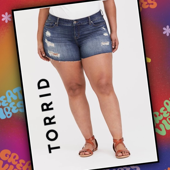 torrid | Shorts | Torrid Distressed Short Jean Shorts T5dis45b | Poshmark